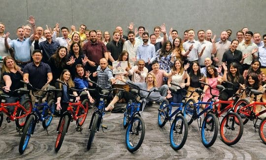 Blue Fin Group Build-A-Bike® Team Building Event in Nashville, TN