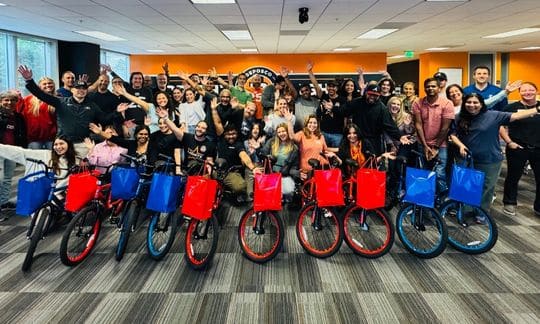 Deposco Build-A-Bike® Team Building Event in Atlanta, GA