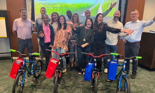 Novo Nordisk Build-A-Bike® Team Building Event in Durham